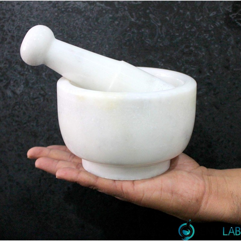 MORTERO CON PILON DE PORCELANA X 130 MM